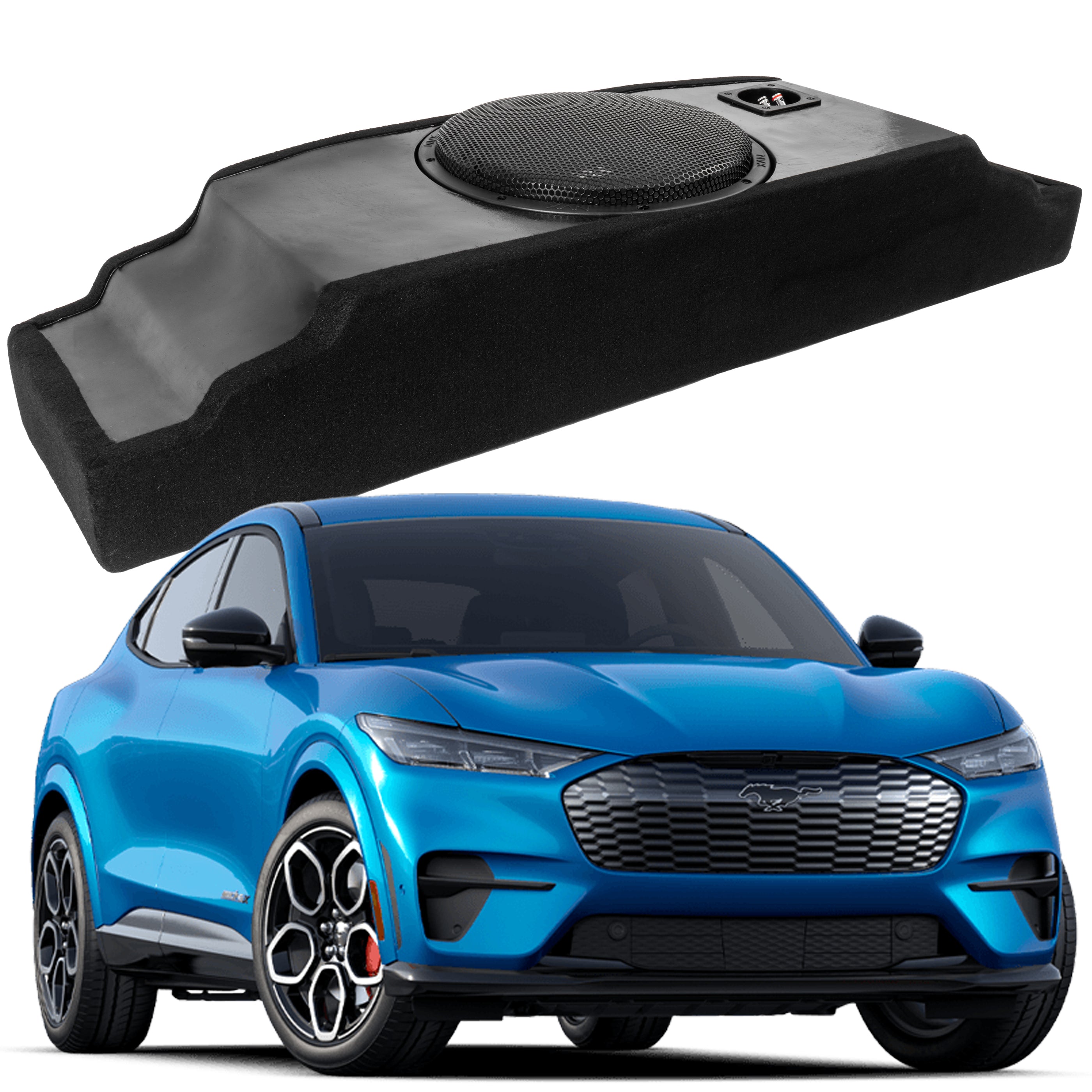 2021-up Ford Mustang Mach-E - Custom 12" 400W RMS Loaded Subwoofer Enc ...
