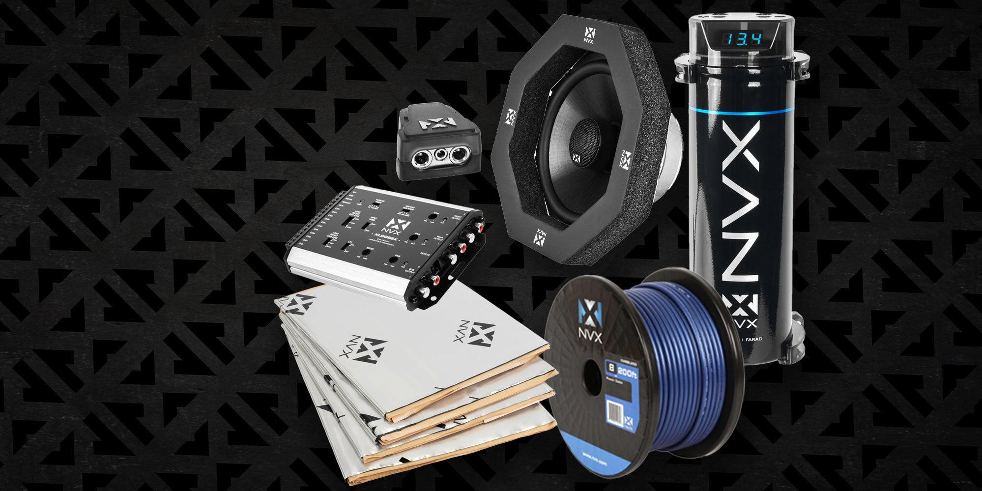 NVX Car Speakers, Subwoofers, Amplifiers and Installation Accessories