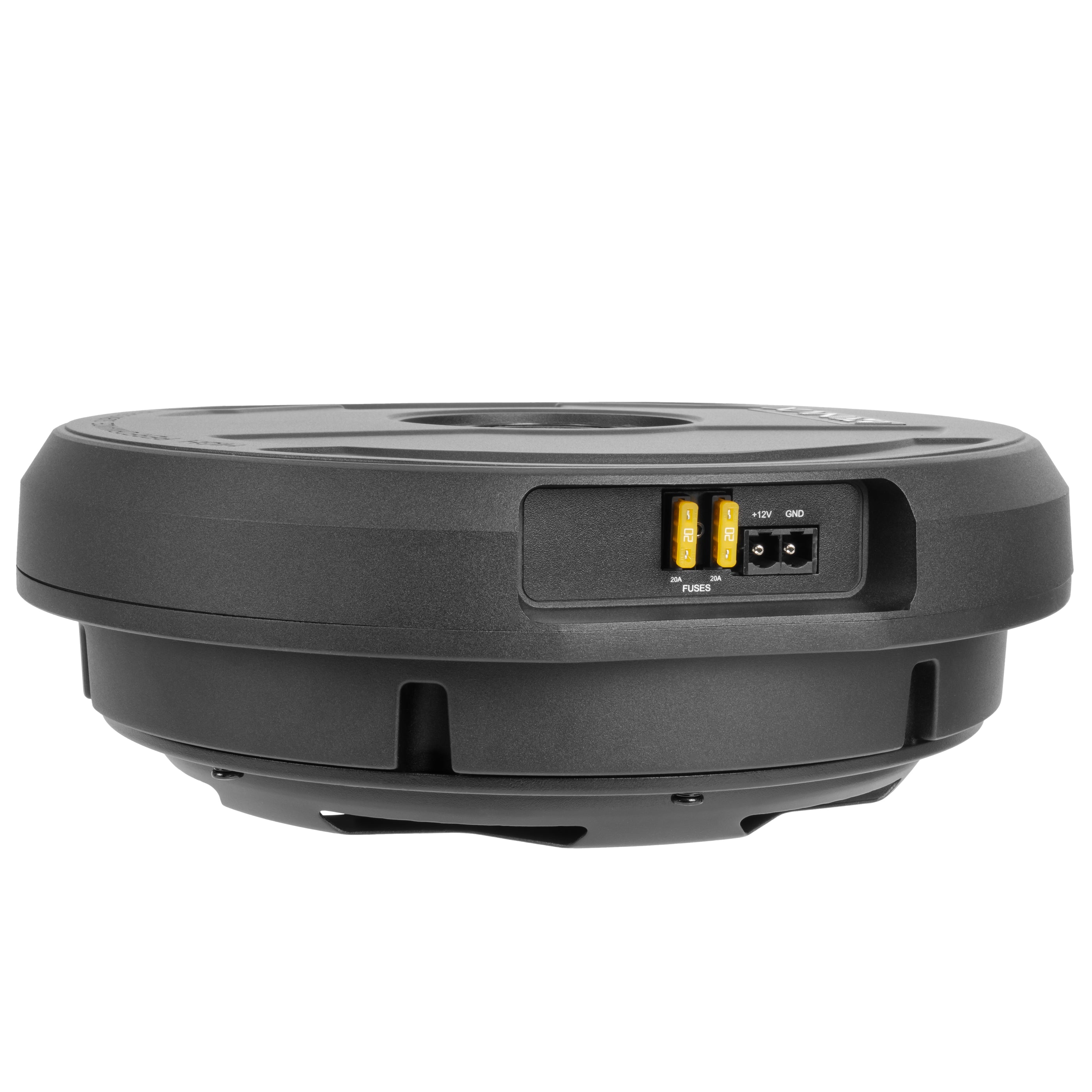 QBSTA 900W Peak (300W RMS) 11" Quick Bass Spare Tire Amplified Subwoof ...