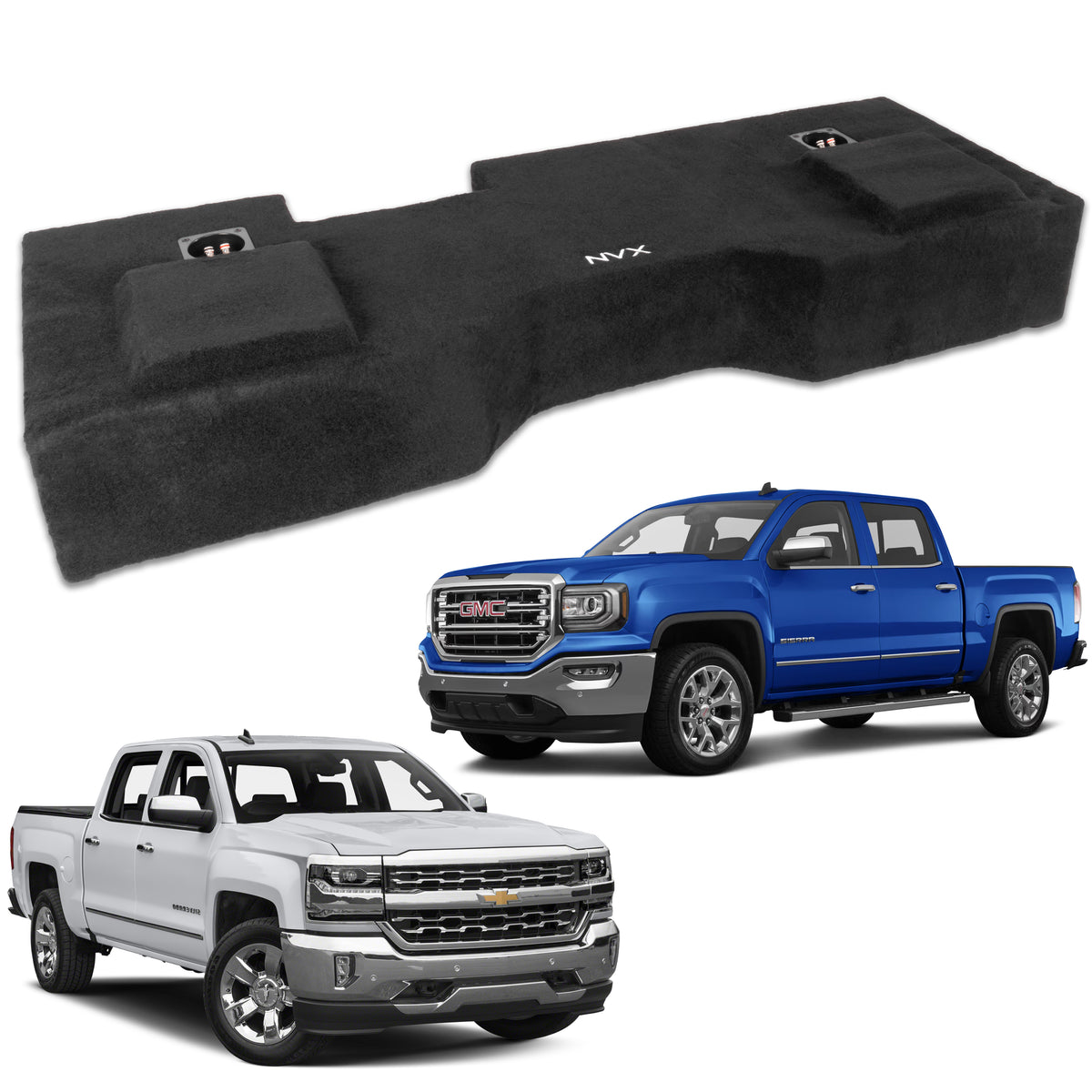 Custom Fit Single 12" Empty BOOST Sealed Truck Enclosure - 2014-2018 C ...