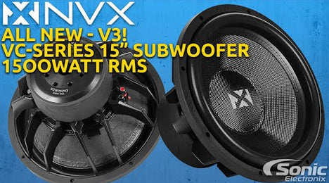VCW152 Version 3 (VCW152v3) 3000W Peak (1500W RMS) 15" VC-Series v3 Du ...